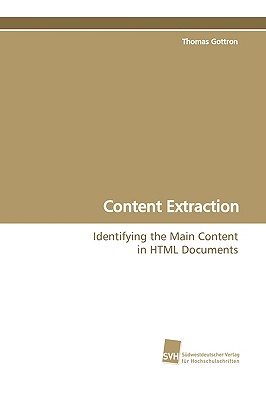 Nwf.com: Content Extraction: Thomas Gottron: كتب