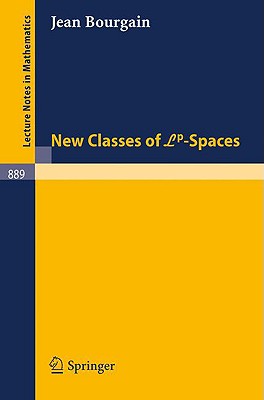 Nwf.com: New Classes of Lp-Spaces: J Bourgain: كتب