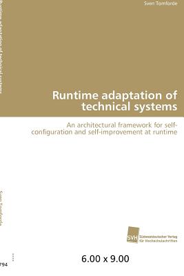 Nwf.com: Runtime adaptation of technical systems: Tomforde Sven: كتب