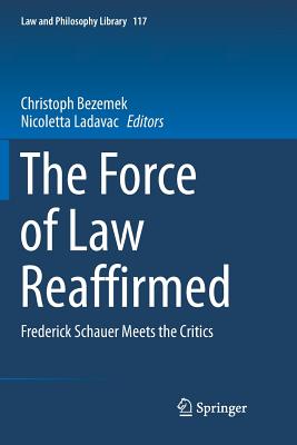 Nwf.com: The Force of Law Reaffirmed : Frederick : كتب