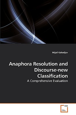 Nwf.com: Anaphora Resolution and Discourse-new Cl: Mijail Kabadjov: كتب