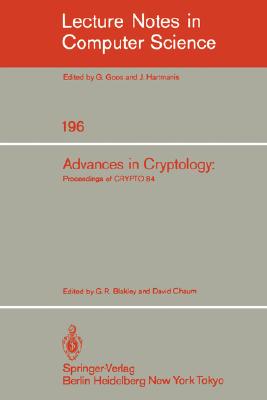 Nwf.com: Advances in Cryptology : Proceedings of : كتب