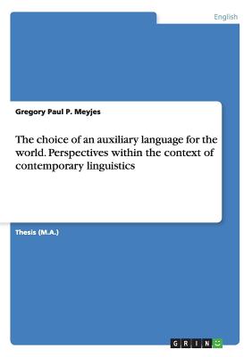 Nwf.com: The choice of an auxiliary language for : Gregory Paul P : كتب