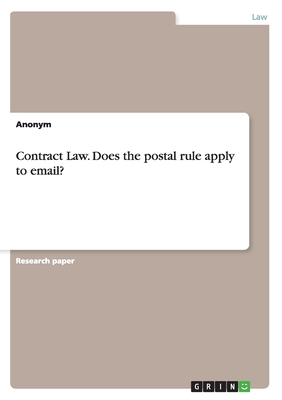Nwf.com: Contract Law. Does the postal rule apply: Anonym: كتب
