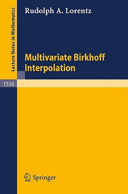 Nwf.com: Multivariate Birkhoff Interpolation: Rudolph A Lore: كتب
