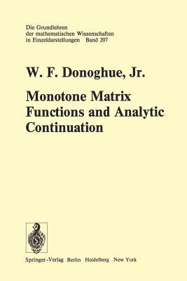 Nwf.com: Monotone Matrix Functions and Analytic C: كتب