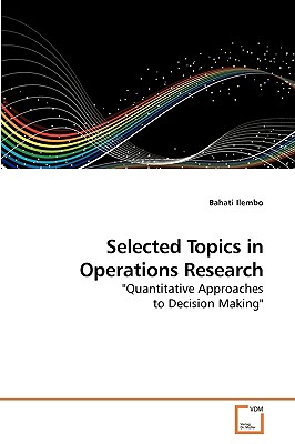 Nwf.com: Selected Topics in Operations Research: Bahati Ilembo: كتب