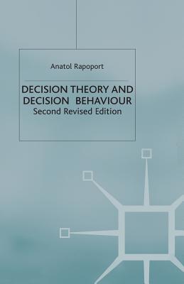 Nwf.com: Decision Theory and Decision Behaviour: A Rapoport: كتب