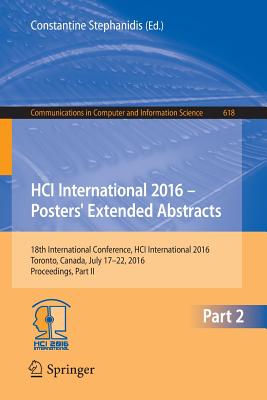 Nwf.com: HCI International 2016 - Posters' Extend: كتب